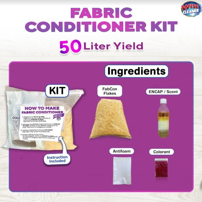 WISE CLEANER DIY FABCON KIT [P10] | Lazada PH