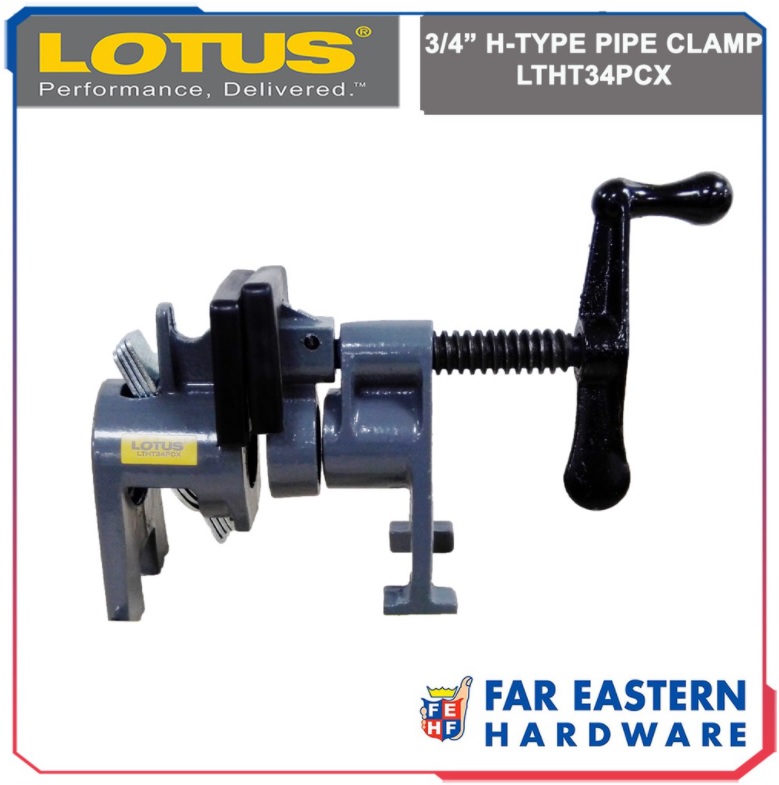 LOTUS Pipe Clamp Woodworking 3/4" H-Type LTHT34PCX LTHT | Lazada PH