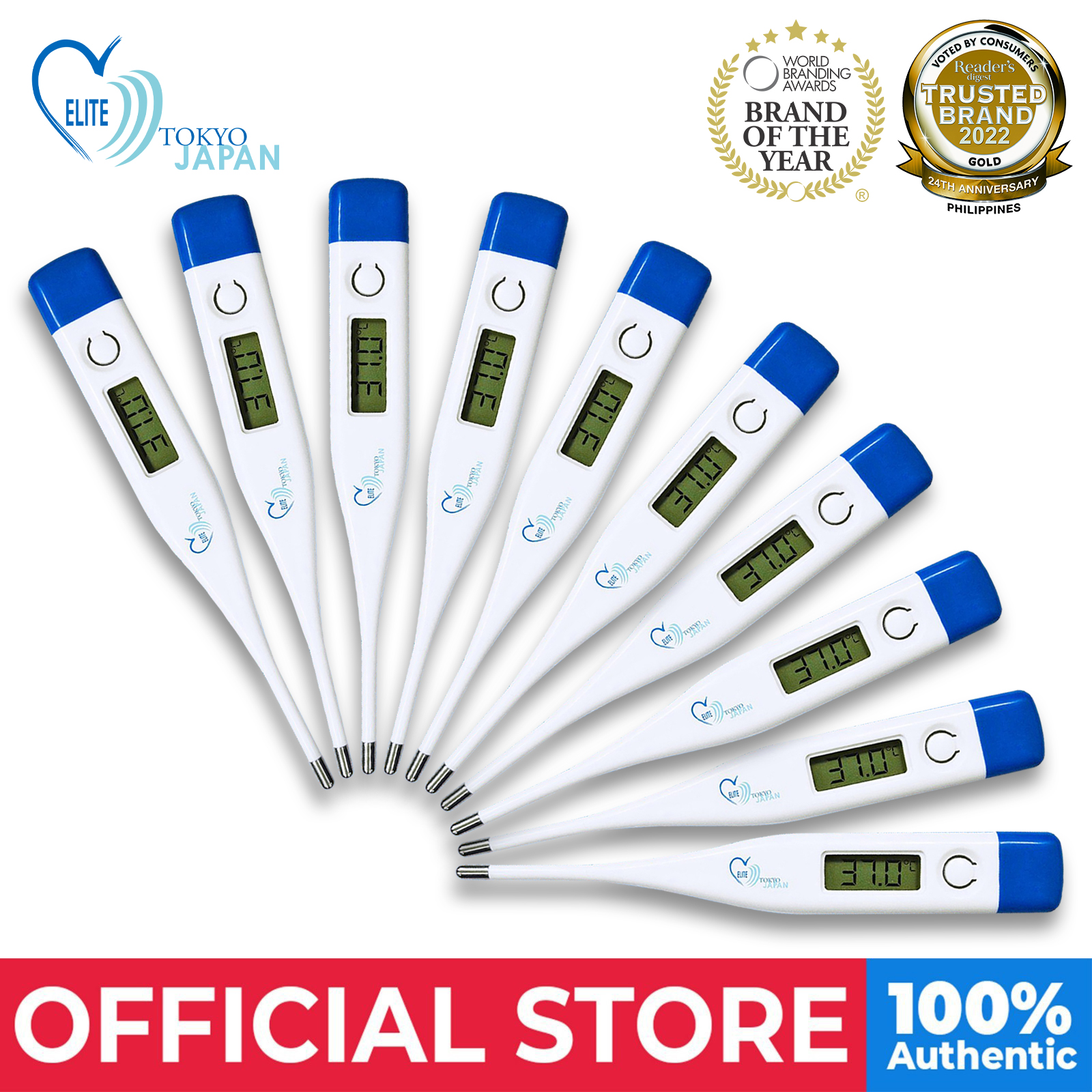 Indoplas Elite Tokyo Japan Digital Thermometer 10's | Lazada PH