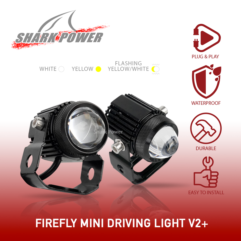 Firefly Mini Driving Light V2Plus Hi/Low/Flashing Light 4Wires 40w ...