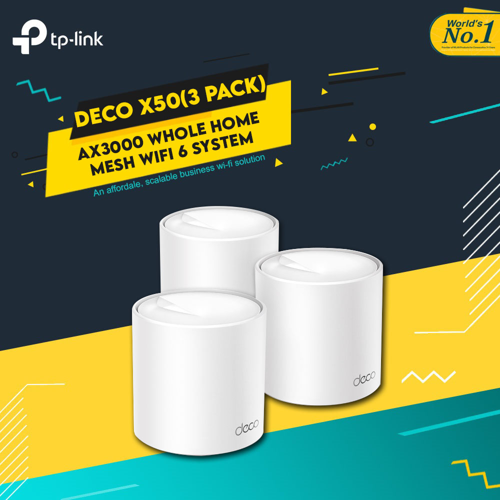 tp-link Deco X50 | 1-Pack | 2-Pack | 3-Pack | AX3000 Whole Home Mesh ...
