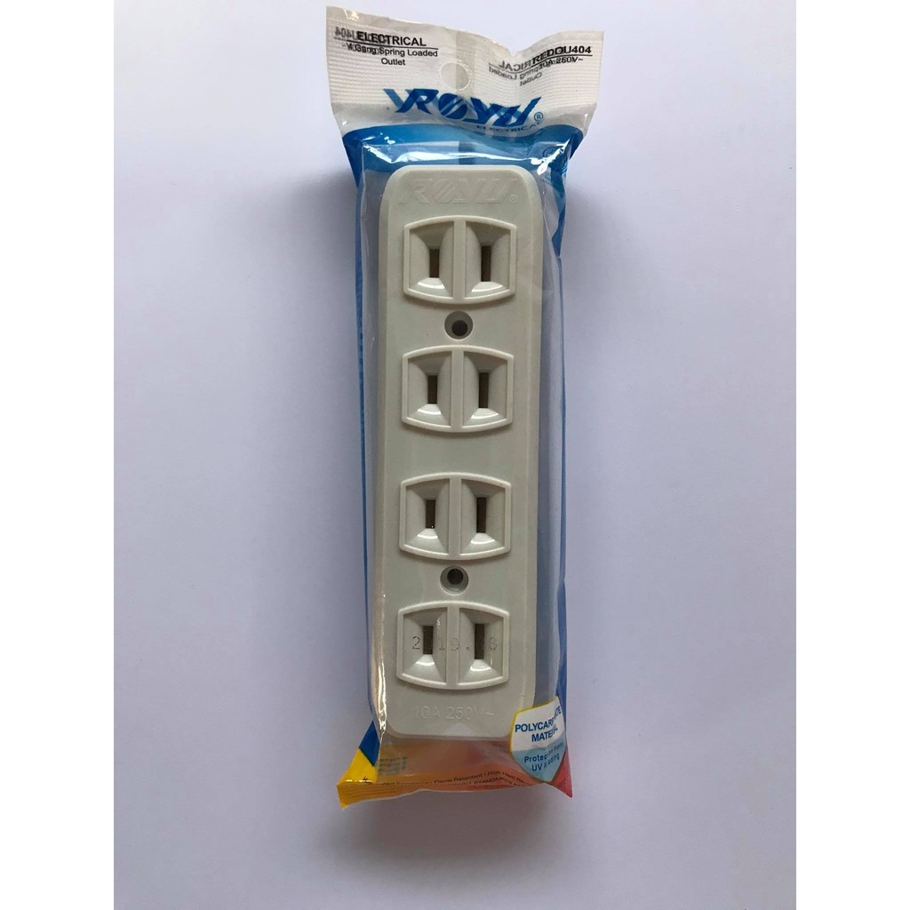 Good quality ℗♕ Royu Spring Loaded Outlet Surface Type | Lazada PH