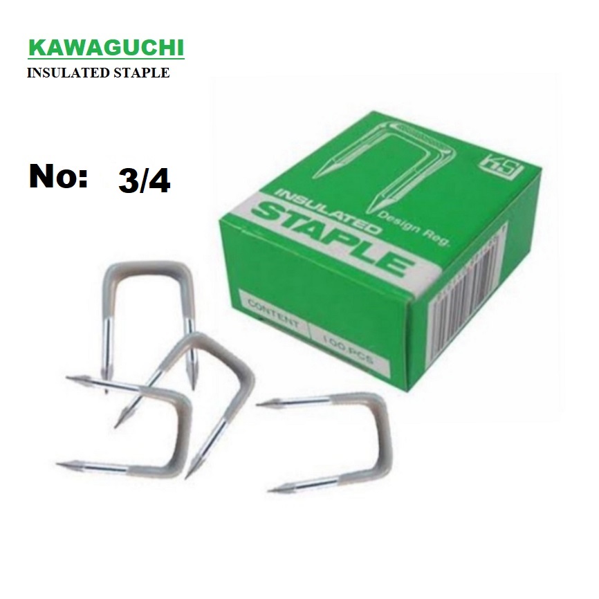 Kawaguchi Insulated Staple Wire 100 PCS | Lazada PH