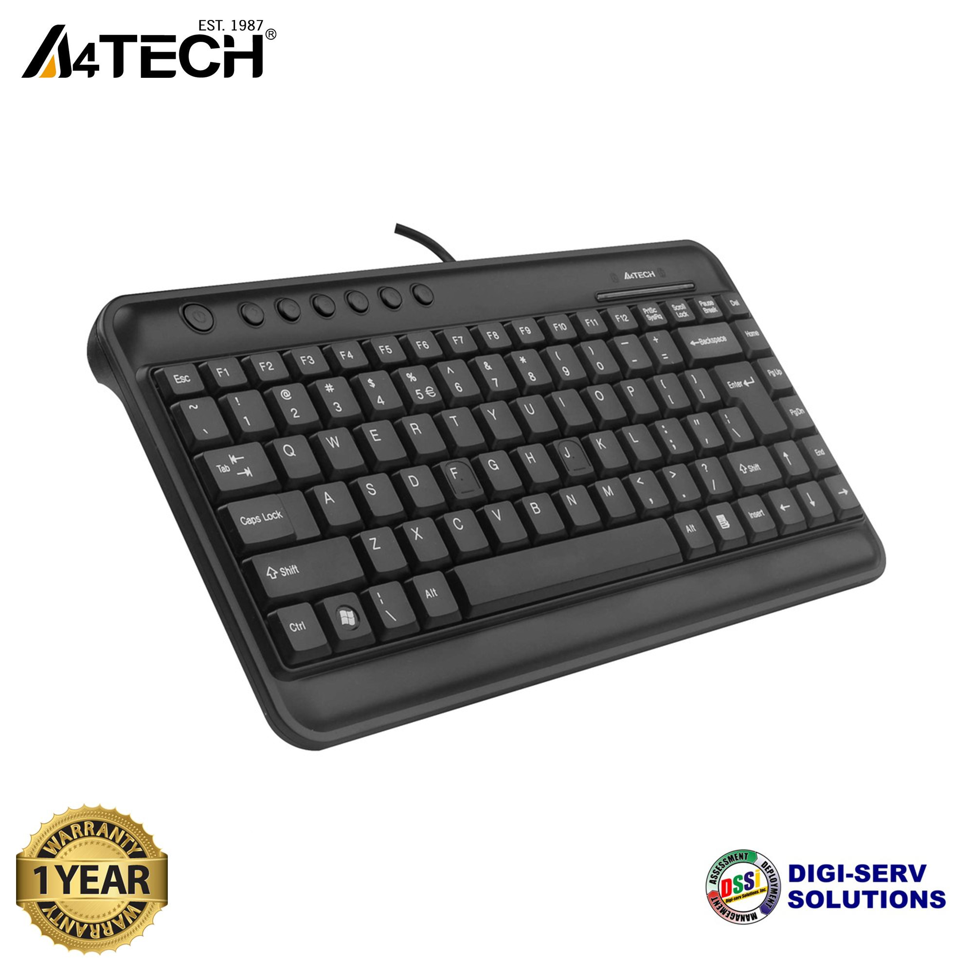 A4tech KLS-5 Ultra-slim Mini Keyboard with Splash Proof | Lazada PH