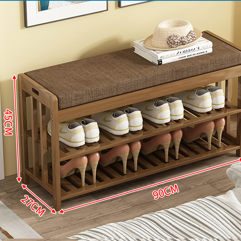 Shoe Rack Storage With Soft Cushion Shoe Bench Shoe Changing Bench Shoe ...