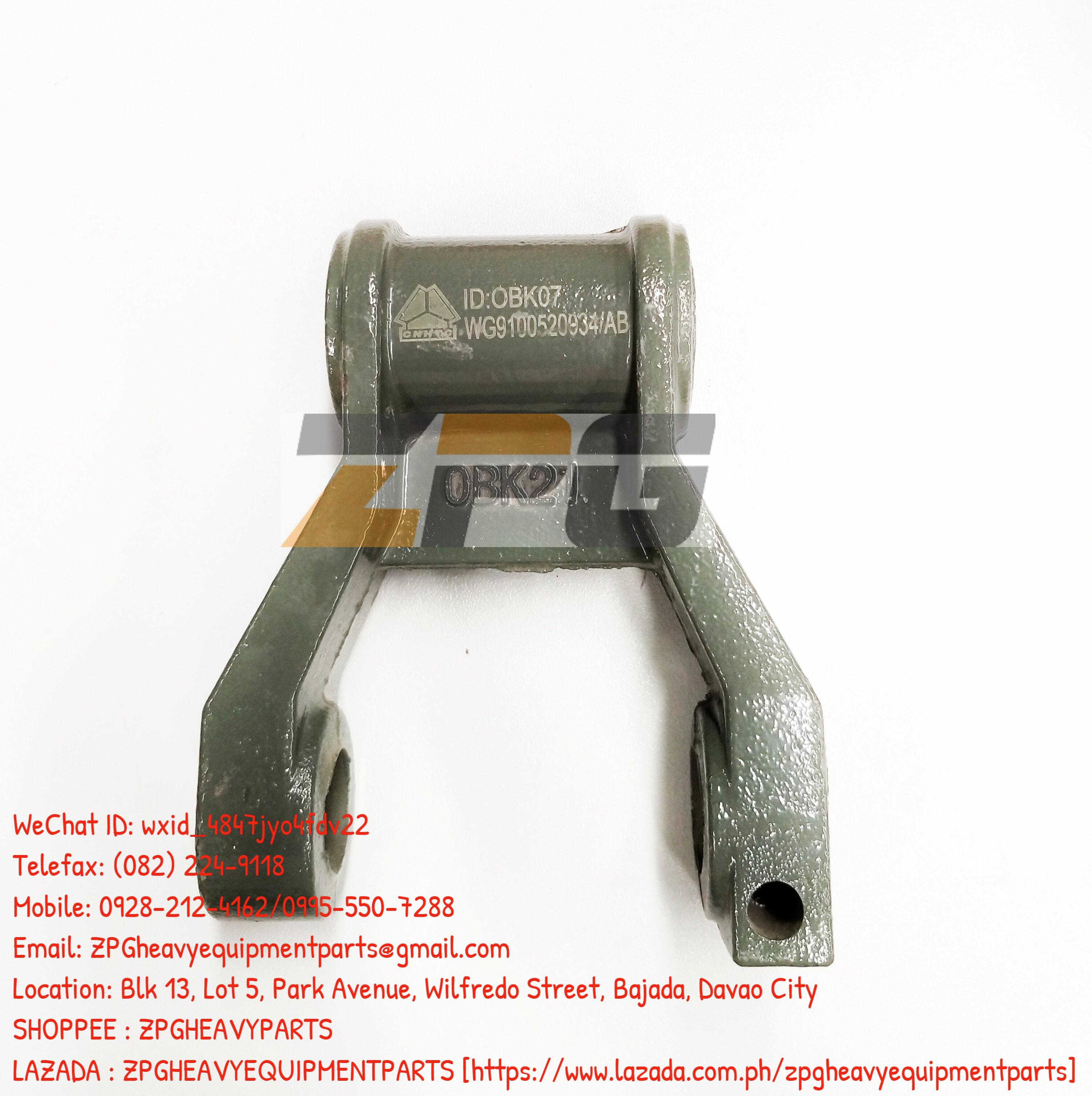 FRONT LEAF SPRING SHACKLE FOR HOWO DUMPTRUCKS (WG9100520034/AB) | Lazada PH