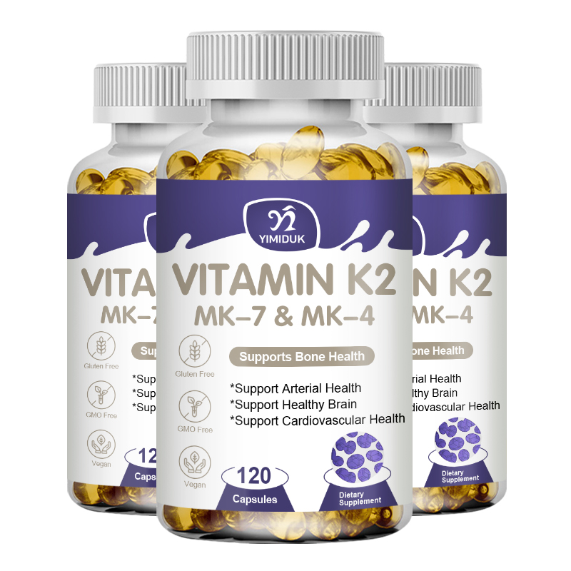 Vitamin K2 Capsules with MK-7 and MK-4 To Support Healthy Bones ...