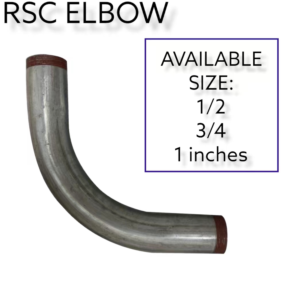 High Quality per piece RSC Conduit Elbow 1/2 3/4 1 Galvanized Rigid ...