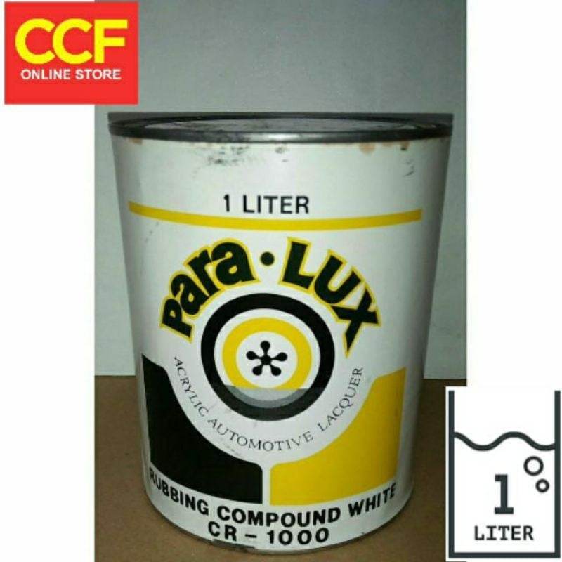 Paralux Rubbing Compound White 1 Liter | Lazada PH