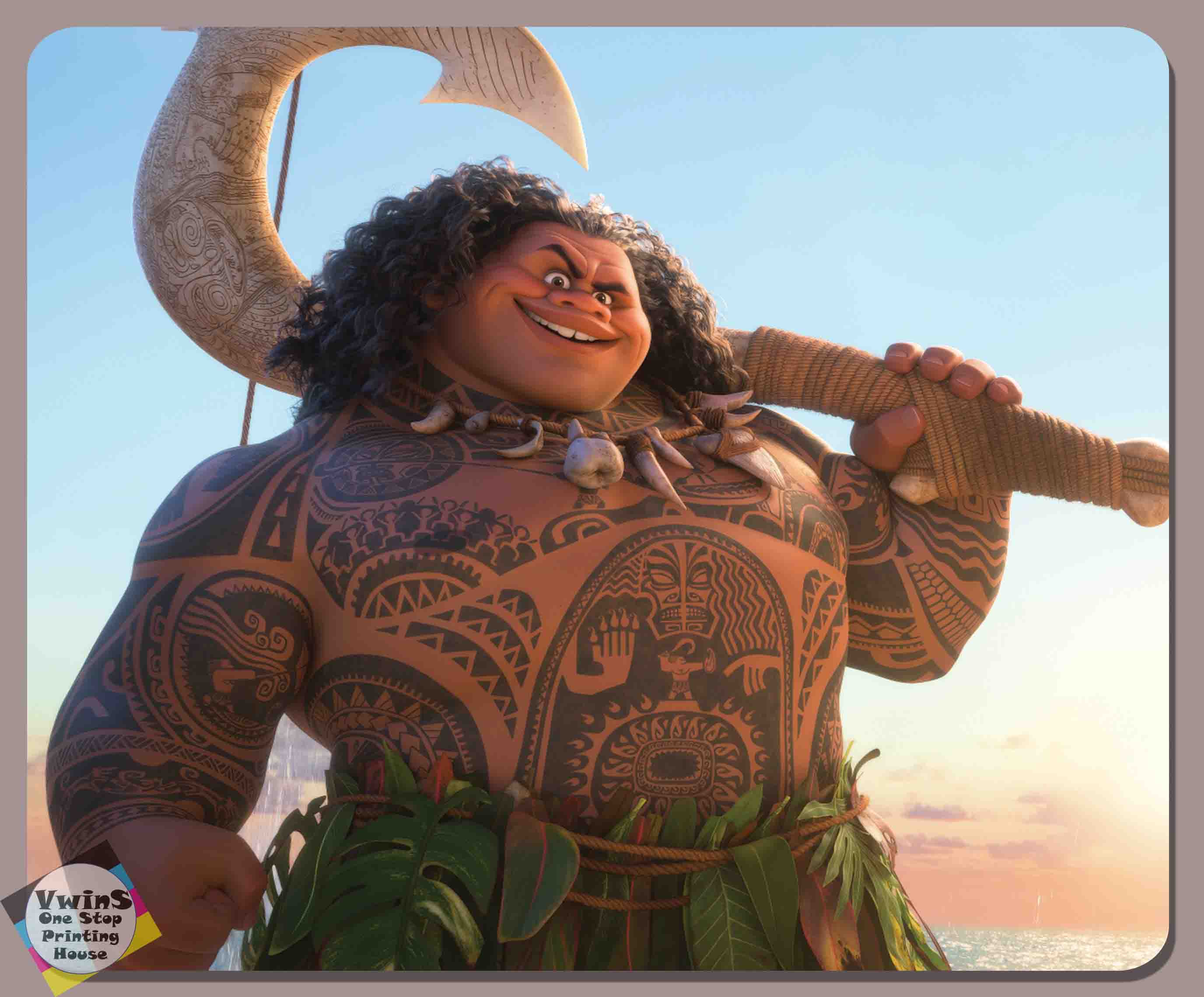 Moana Design Mouse Pads! Moana and Maui Design Mousepads! Walt Disney ...