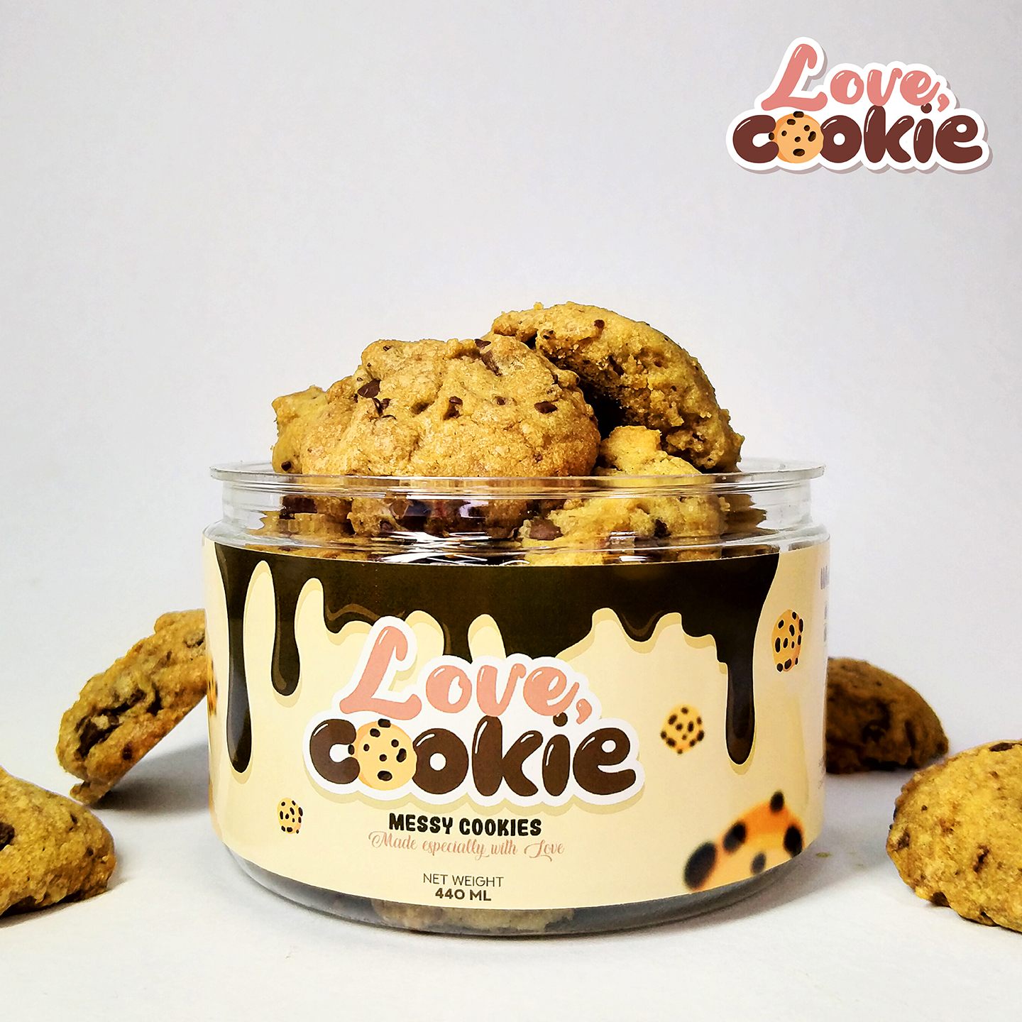 Love, Cookie | Chocolate Chip Cookies | Messy Cookies | Chocomelt ...