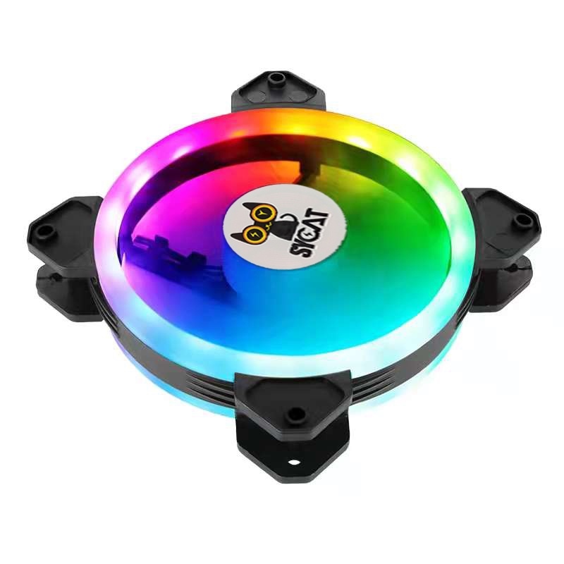 pagsusumigasig17 rgb fan pc case fan3PCS 12MM Cooling fan RGB Control ...