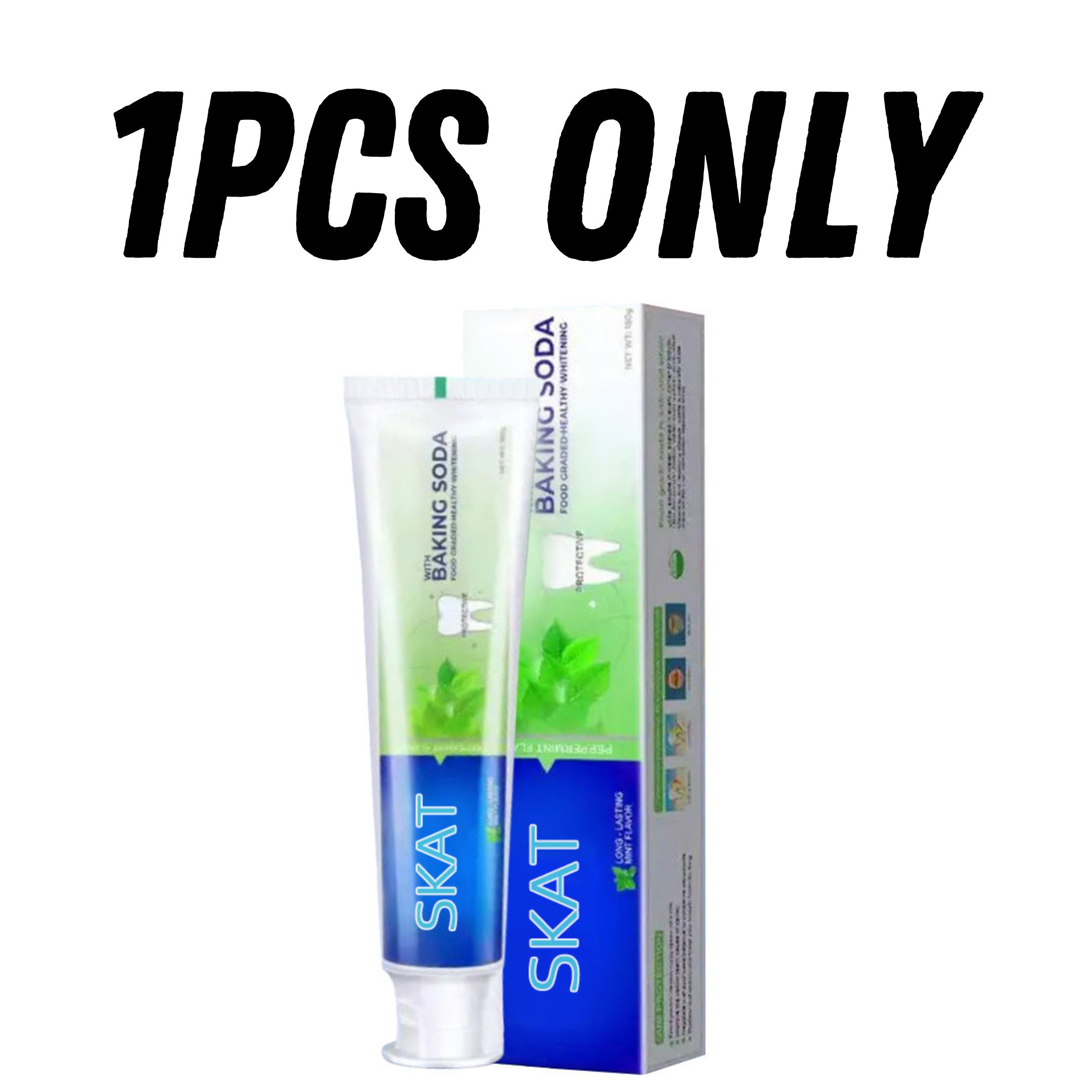 【BUY 1 TAKE 1】 SKAT Baking Soda Whitening Peppermint Toothpaste Food ...