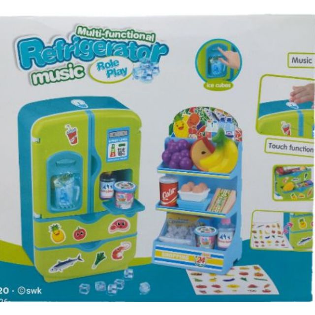 Multi Function Refrigerator Toy With Touch Functions, Music and Lights ...