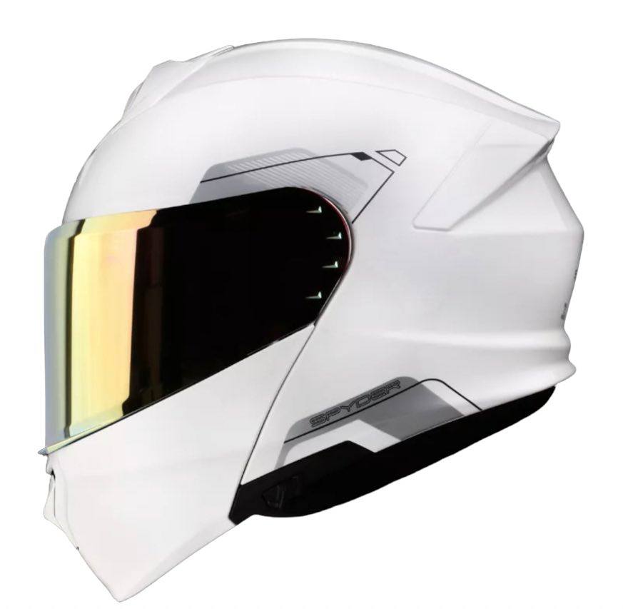 Spyder Modular Helmet with Dual Visor Force PD S0 V2 (FREE Clear Visor ...