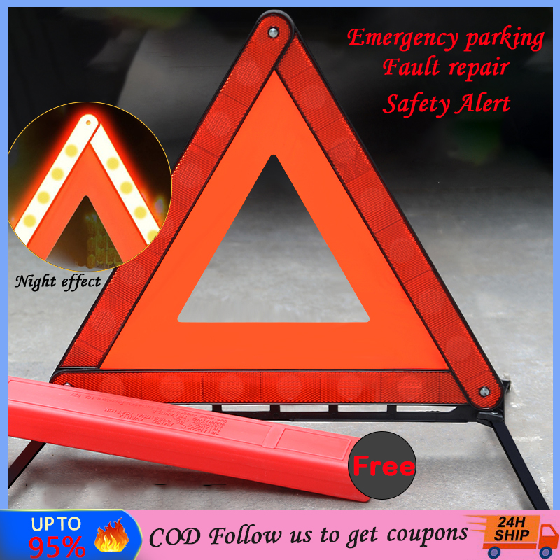 Car Early Warning equipment Signage Reflective Triangle Car Safety ...