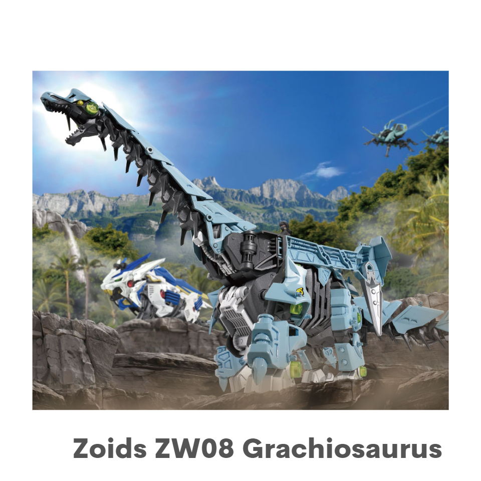Takara Tomy Zoids ZW08 Grachiosaurus Model Kits | Lazada PH