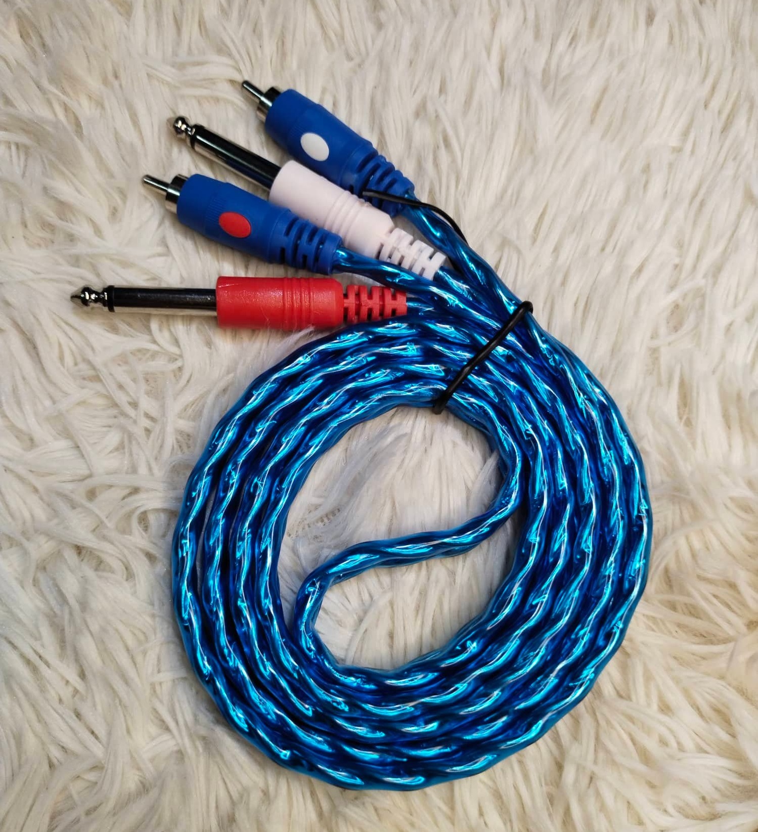 Stereo RCA cable to PL55 Blue HD 1.5 M | Lazada PH