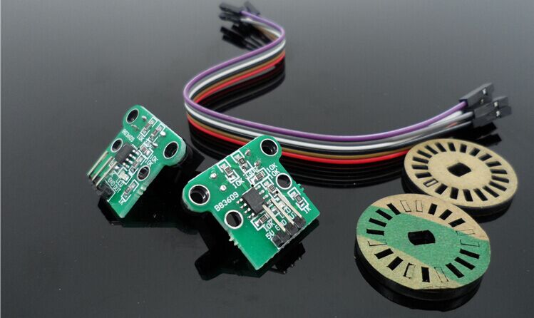 2PCS Double speed module two speedometer photoelectric encoder pulse ...