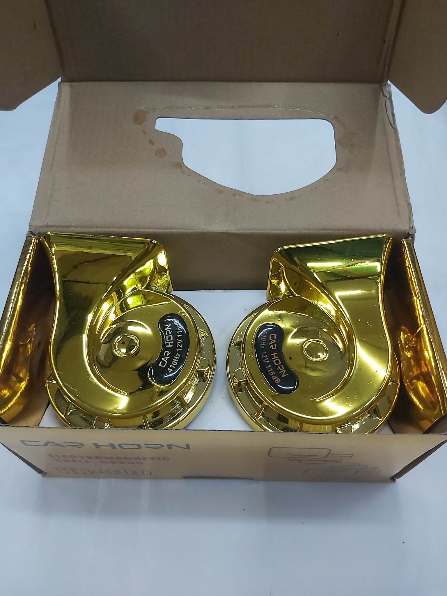 CAR MOTORCYCLE ELECTROMAGNETIC DUAL SHELL HORN HR-300 | Lazada PH