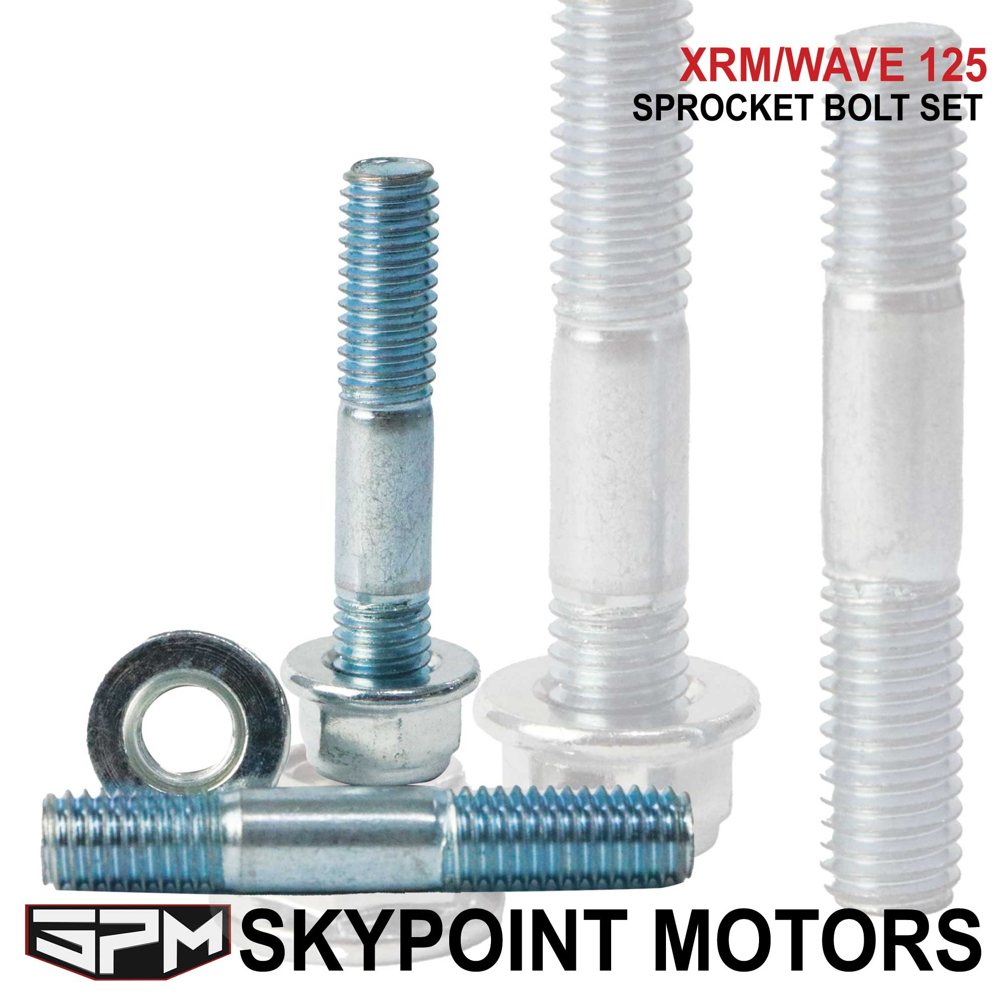 SPROCKET BOLT SET FOR HONDA XRM/WAVE 125 FOR MOTORCYCLE (9130-501 ...