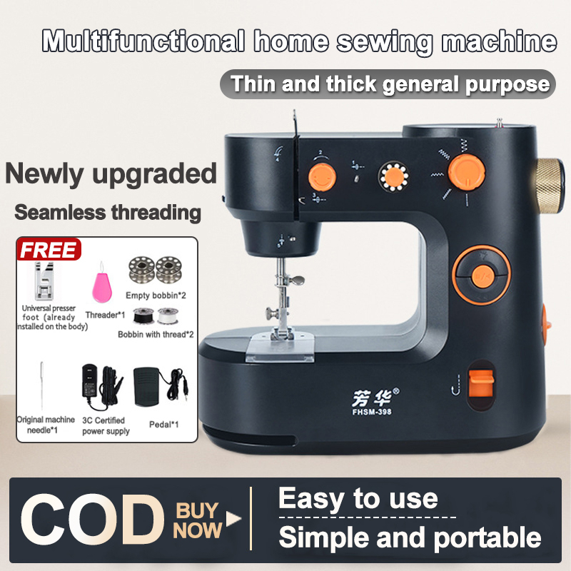 [COD Spot]20 Stitches Sewing Machine Portable Mini Knitting Machine ...