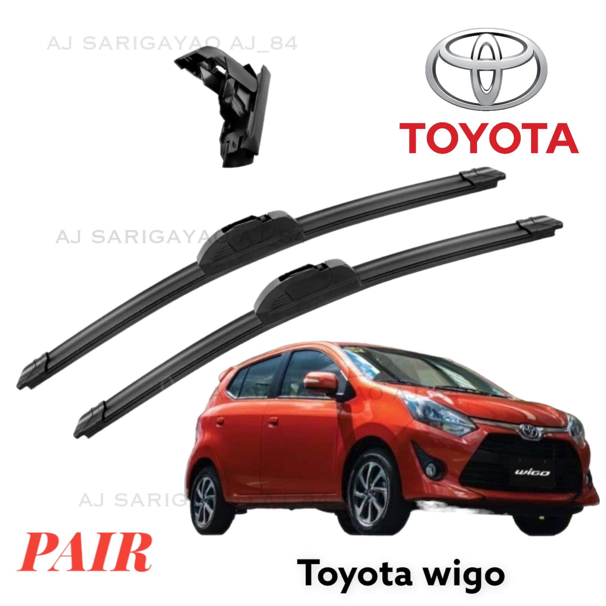 Wiper blade for toyota wigo banana type model 2012 2013 2014 2015 2016 ...