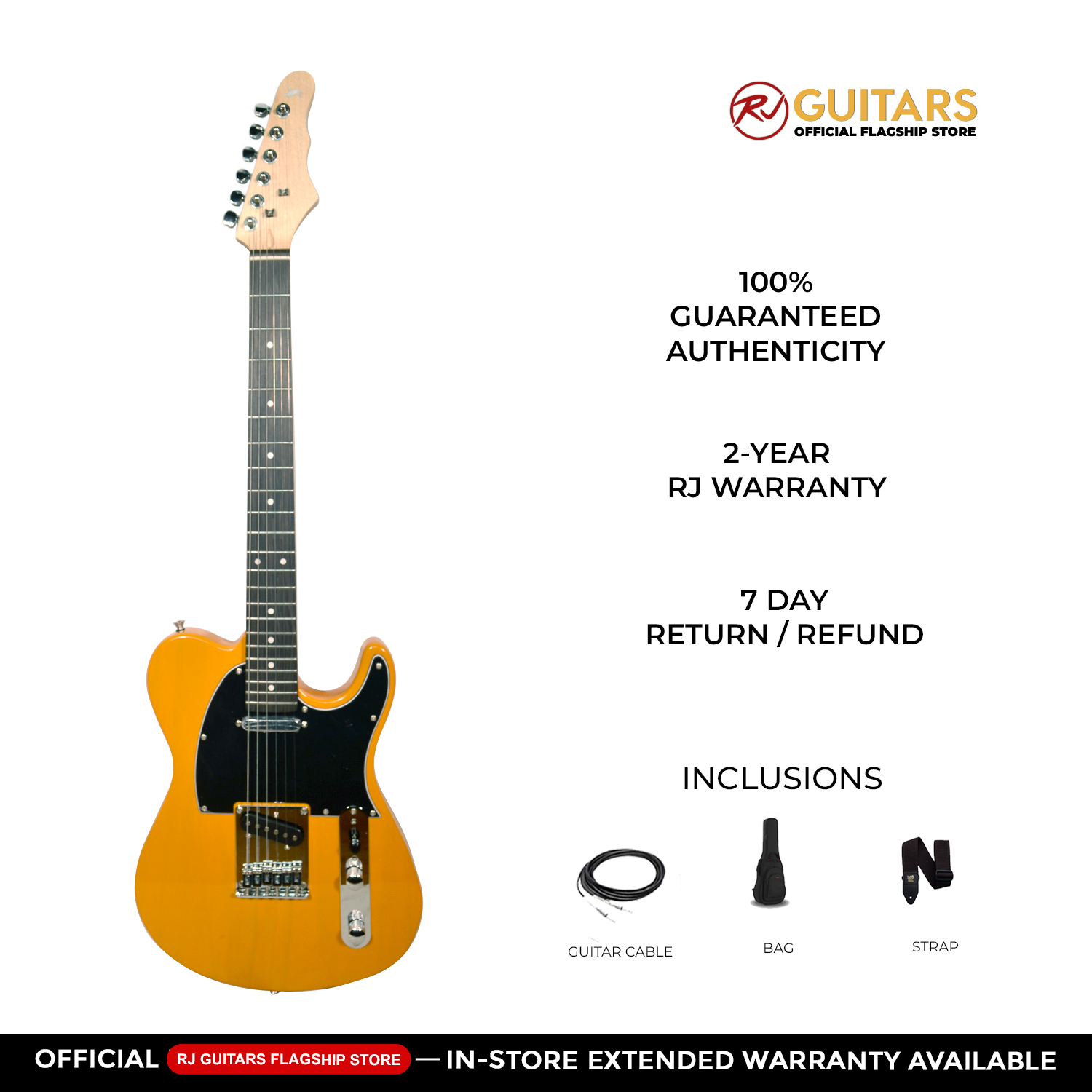 RJ Basic Electrics - Broadcaster - Telecaster Electric Guitar | Lazada PH