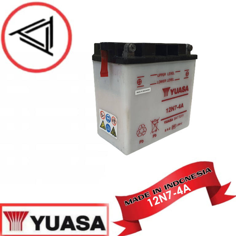 YUASA MOTORCYCLE BATTERY MADE IN INDONESIA - 12N7-4A | Lazada PH