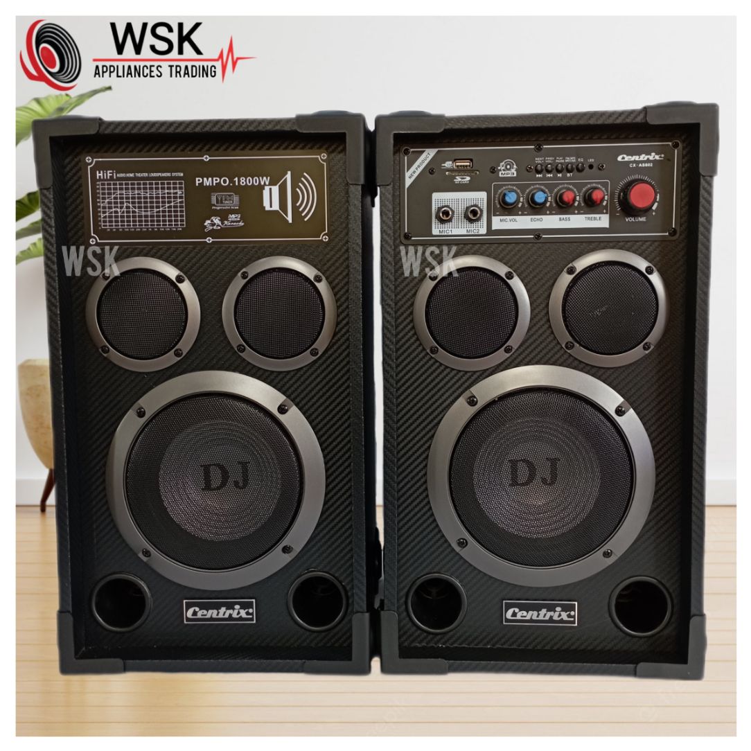 Centrix CX-AS602 Professional Indoor/Outdoor Pair Speaker with Built-In ...