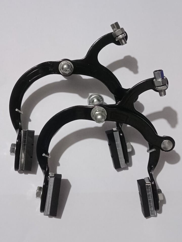 Caliper Brake Set Steel Front and Rear with Brake Shoe for BMX and ...