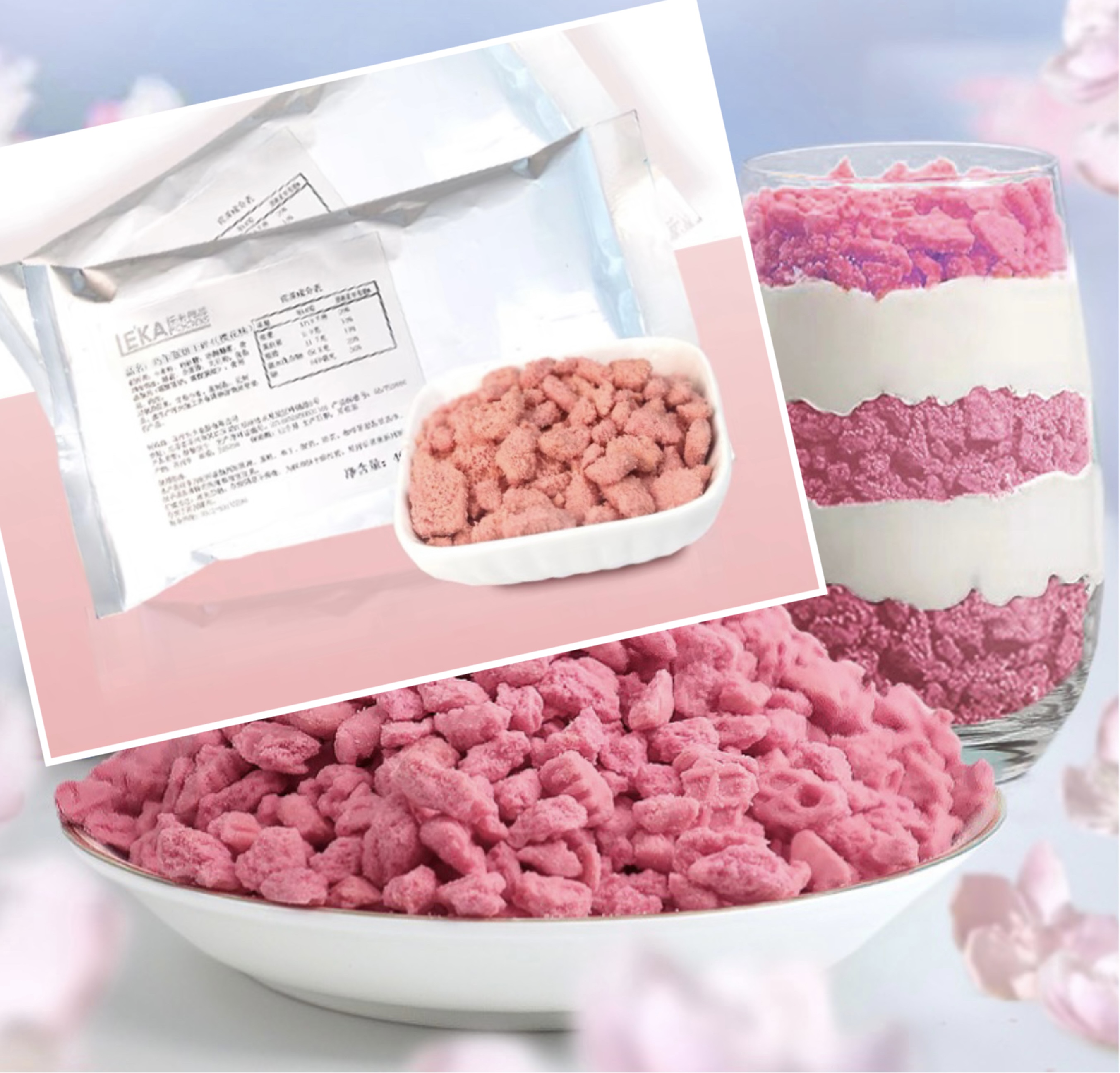 Crushed Biscuit Matcha/Sakura /cheese seasalt Flavour Oreo For Milk Tea ...