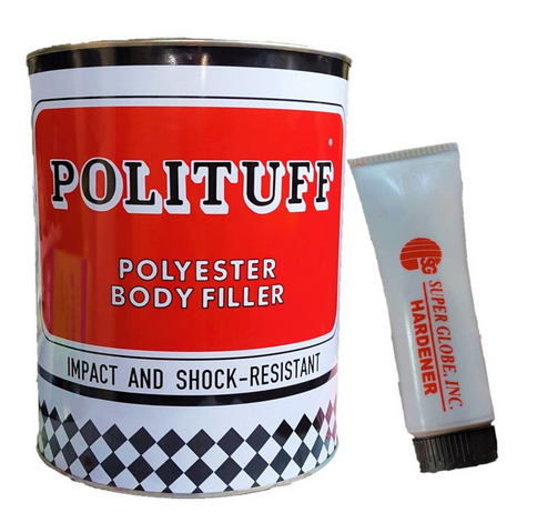 Polituff Polyester Body Filler w/ Hardener | Lazada PH
