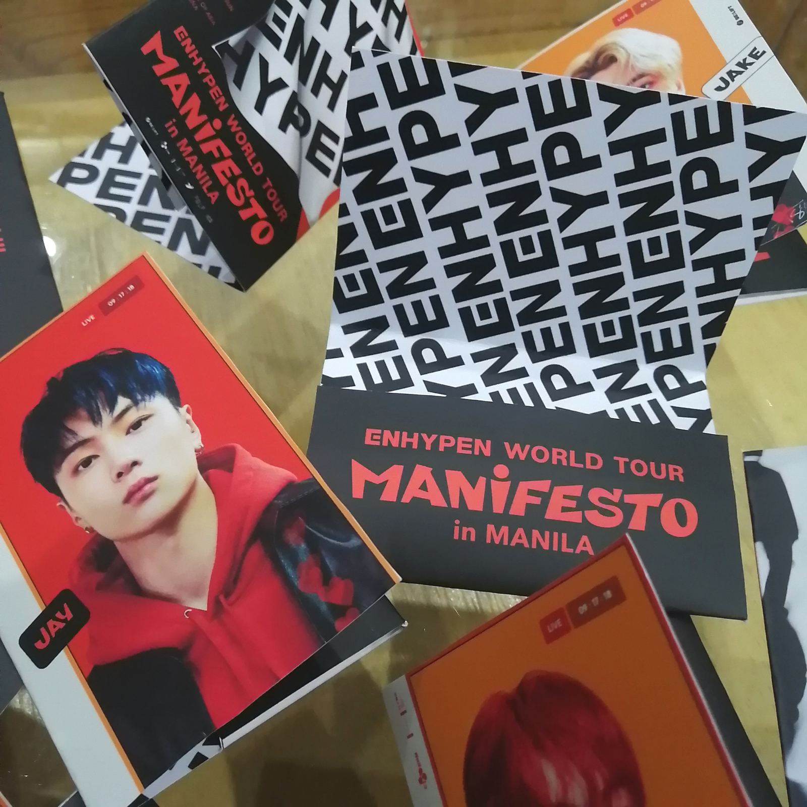 Enhypen Manifesto World Tour Concert Ticket Holder Matte Coated Water ...