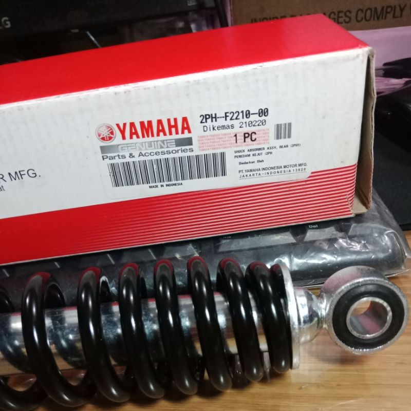 Yamaha Genuine 2PH-F2210-00 2ph Shock Absorber for Mio, Sporty 300mm ...