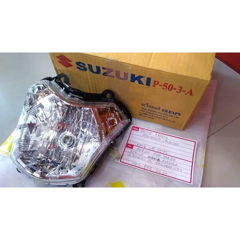 ( UPSCALE ) RAIDER J 115 FI HEADLIGHT ASSY SGP SUZUKI GENUINE PARTS ...