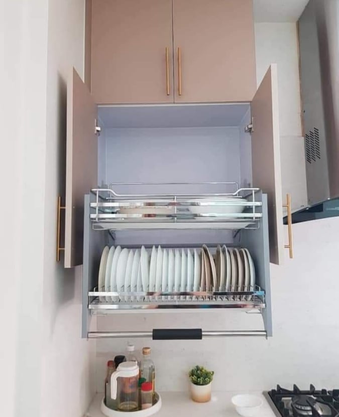 600 PLATE TRAY/PULL/ DOWN /RACK/PULL DOWN/ ORGANIZER/WALL /CABINET/WALL ...