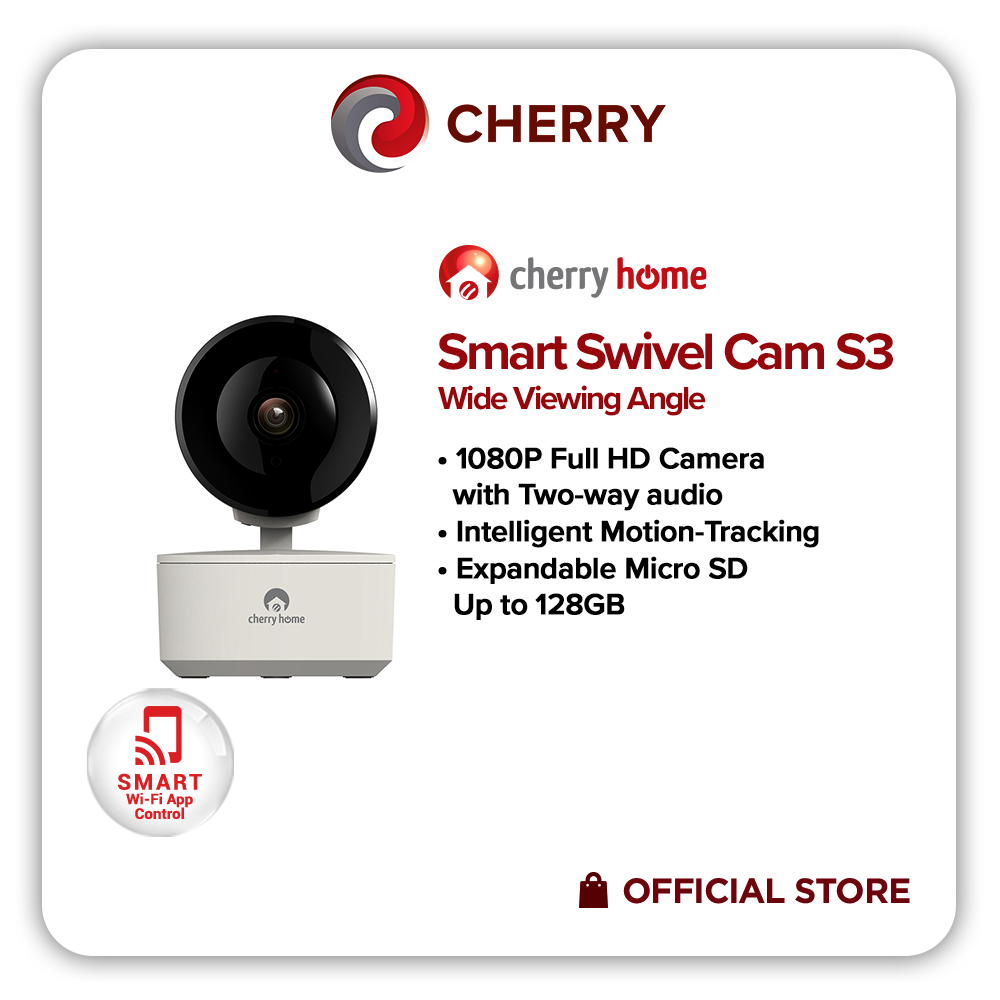 Cherry Home Smart Swivel Camera S3 | Lazada PH