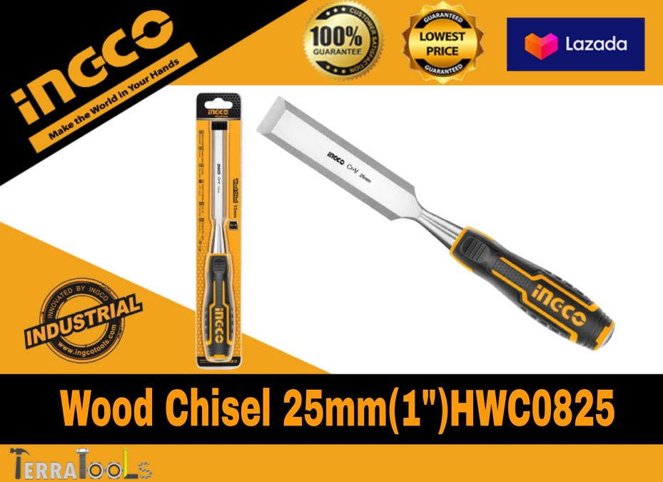 Ingco Industrial Wood Carving Hand Chisel HWC0825 | Lazada PH