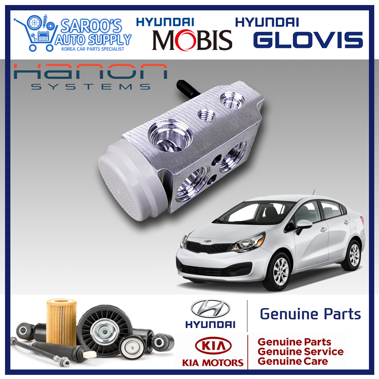 Expansion Valve For Kia RIo , 2012-2018 , Hanon Brand , Made in Korea ...