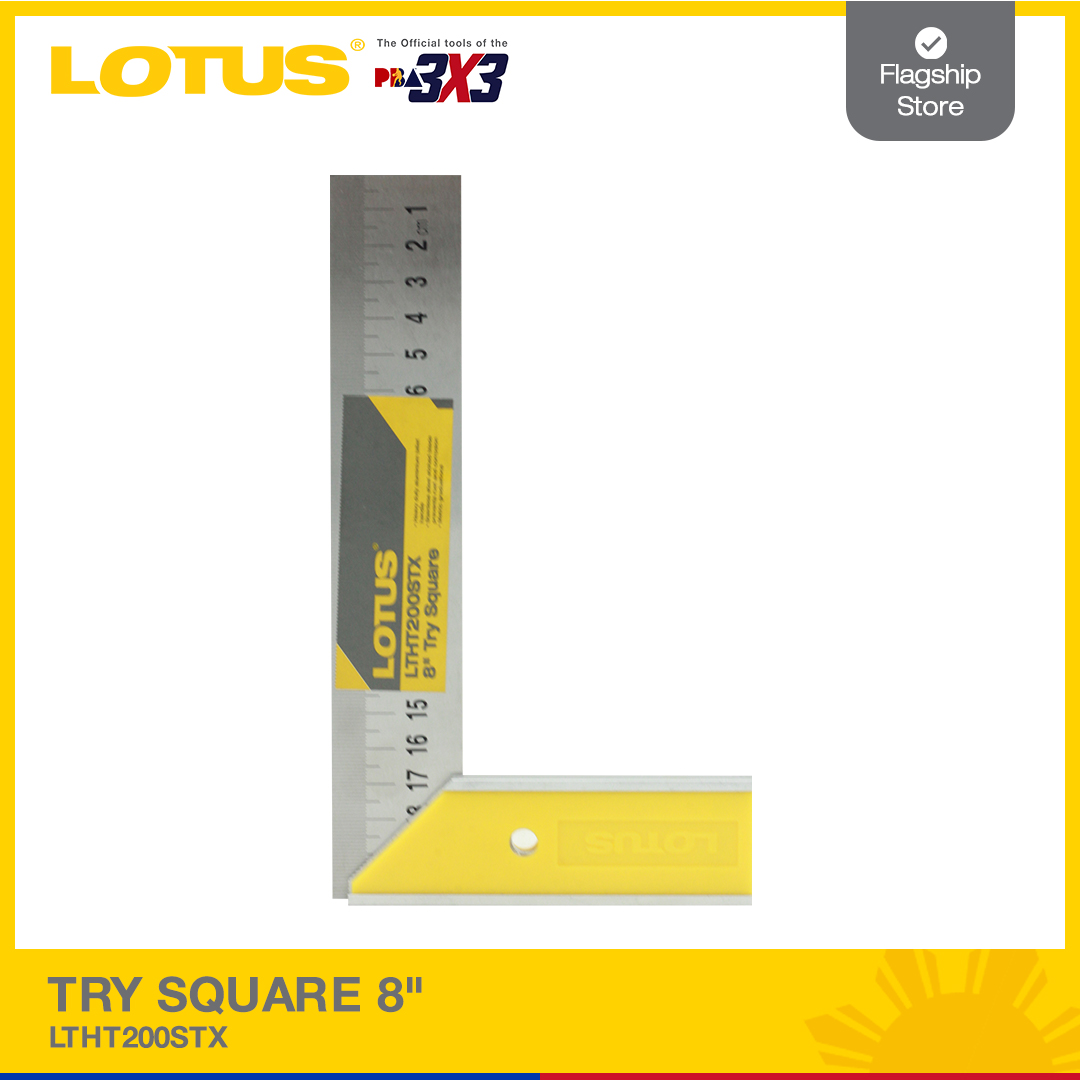 Lotus Try Square 8" LTHT200STX - Measuring & Leveling Tools | Lazada PH