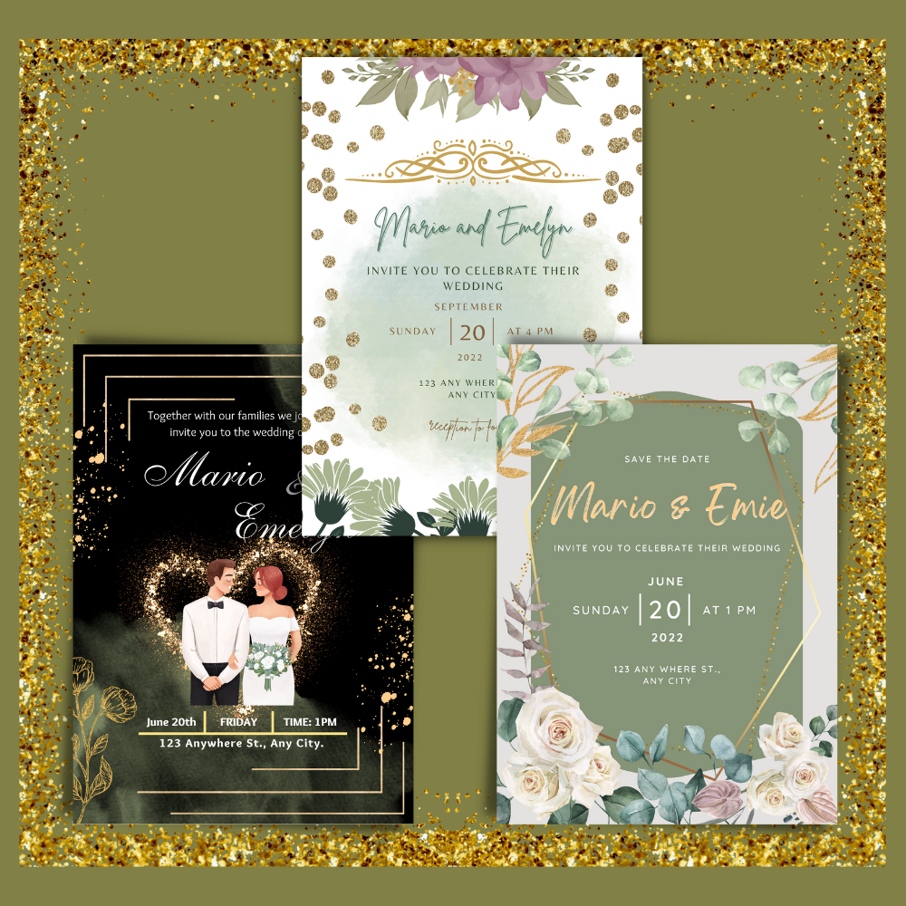 wedding invitations / Wedding card any invitations card wedding, debut ...