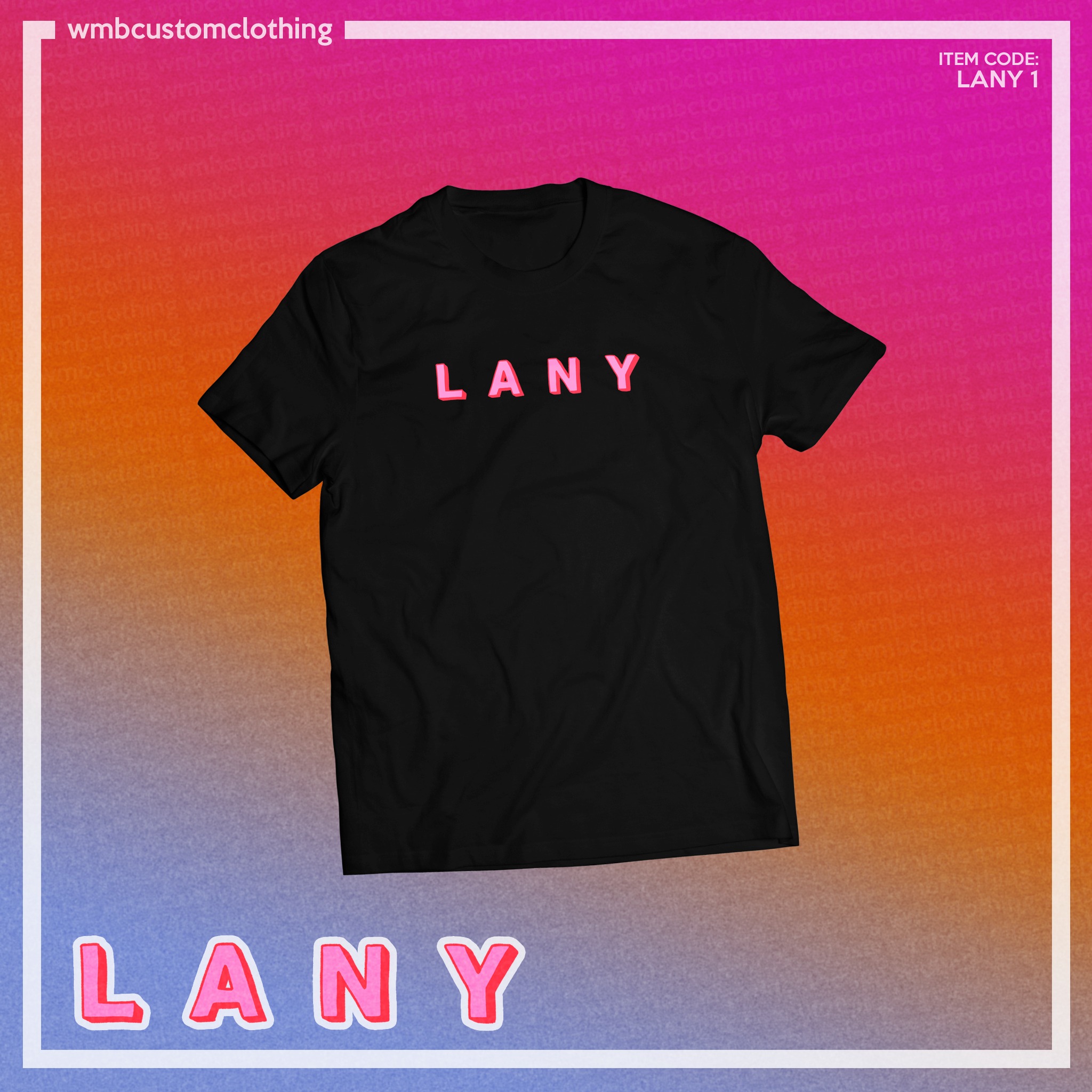 LANY Shirt by WMB Clothing | Lazada PH