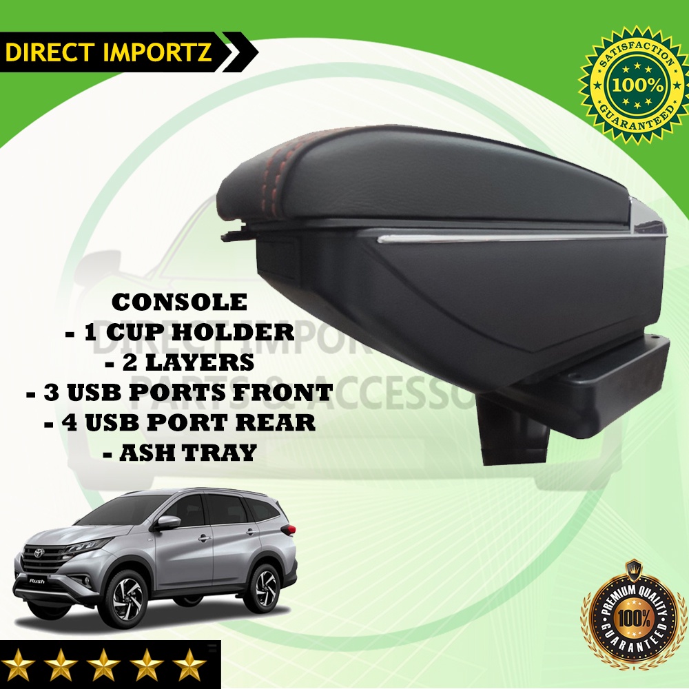 Toyota Rush E and G 2018 to 2022 Console Box Premium / Car Armrest ...