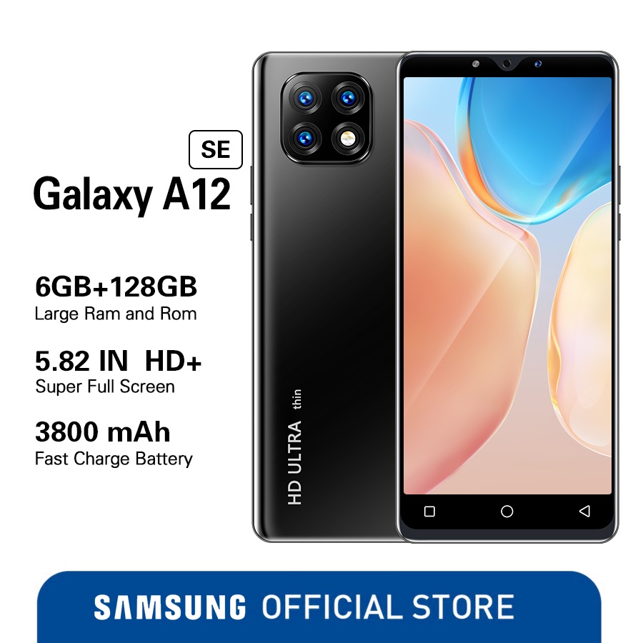 samsung A12 cellphone 2022 6G+128GB mobile phone smart phone 5000mAh ...
