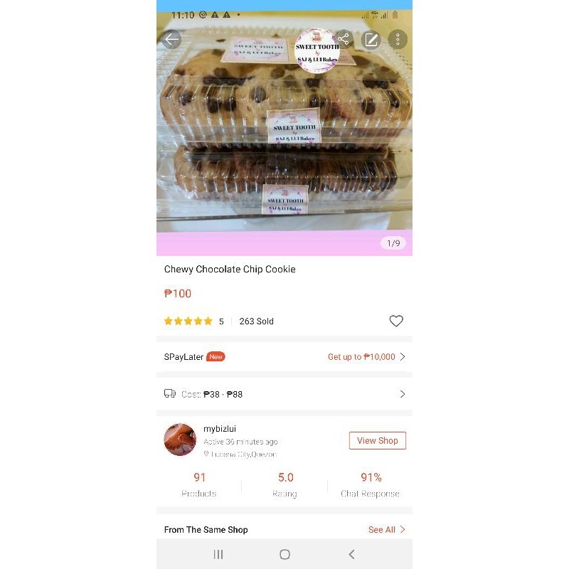 SAJ Chocolate Chip Cookies SELECT J T Express for FAST DEL (NO VISAYAS ...