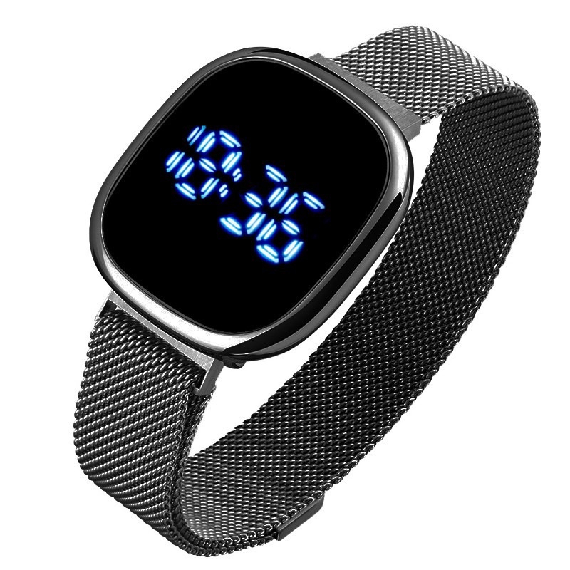 Led Touch Screen Relo Wrist Watch | Digital Watch Fashion Stainless ...