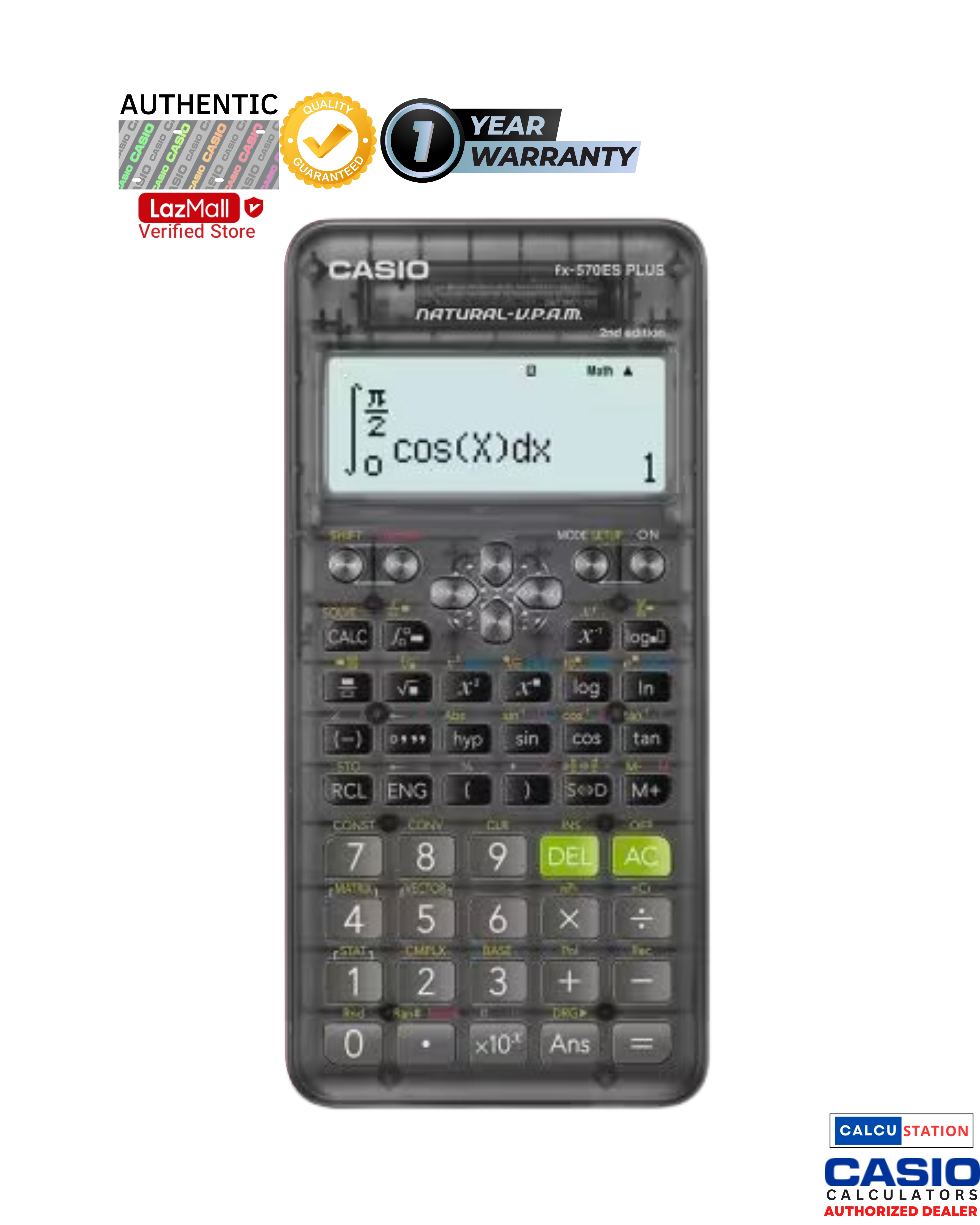 Casio Calculator fx-570ES PLUS-2 | TRANSPARENT | Lazada PH