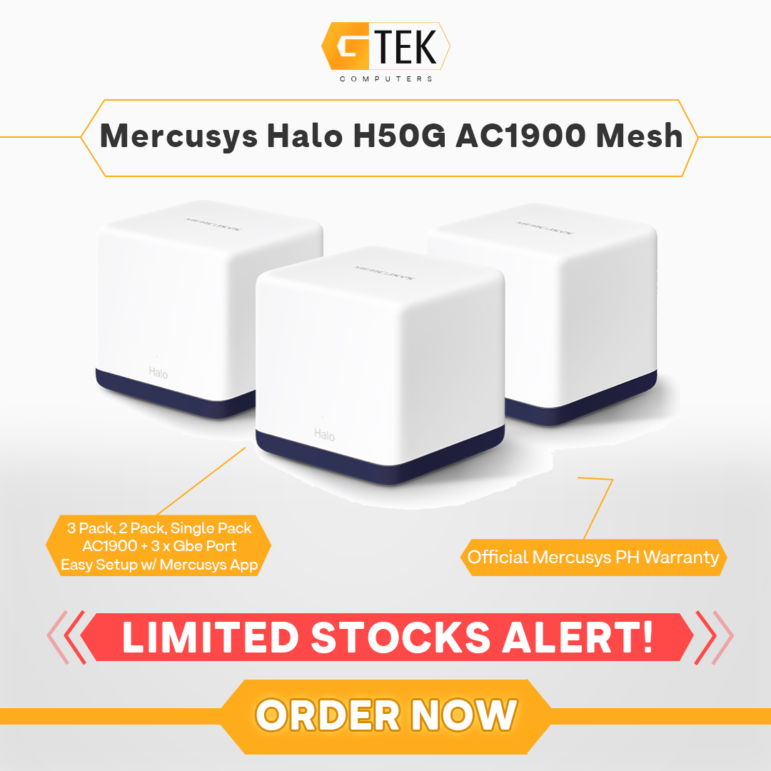 Mercusys H50G AC1900 3-pack 2-pack Single-pack Whole Home Mesh Router ...