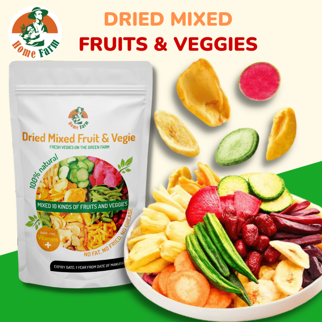 Home Farm Mixed Veggie Crisps 150g/ Pack Assorted Dried Fruit Crisps ...